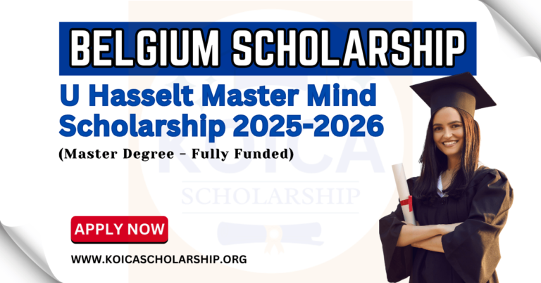 U Hasselt Master Mind Scholarship 2025-2026 (Fully Funded)