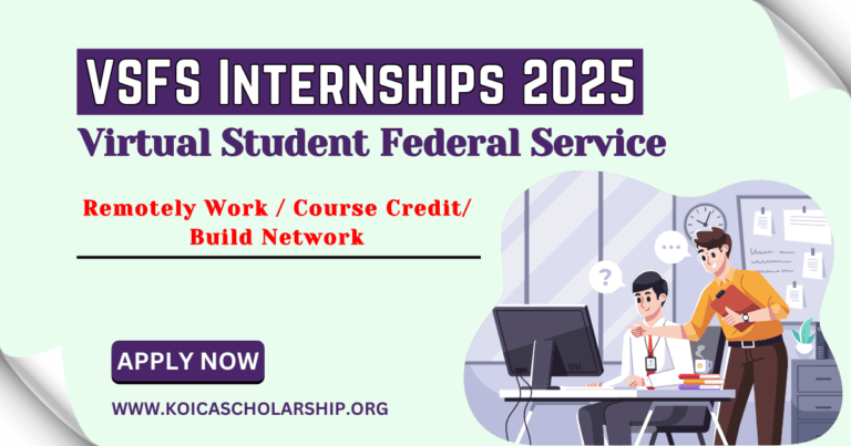 VSFS Internships 2025 - Virtual Student Federal Service in USA