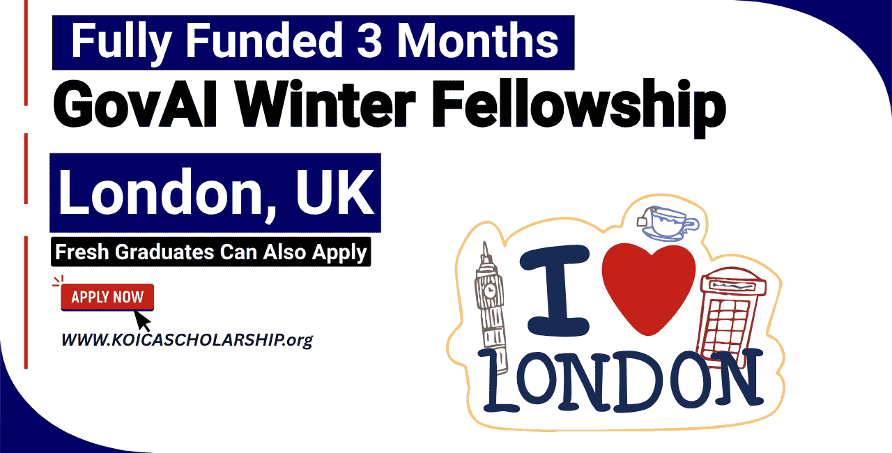 The GovAI Winter Fellowship 2027 in London (Fully Funded)